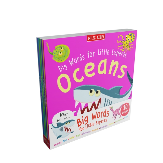 Big Words for Little Experts 10 Books Collection Set (Animals, Birds ...