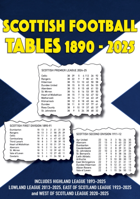 Scottish Football Tables 1890-2025: Michael Robinson: 9781862235427 ...